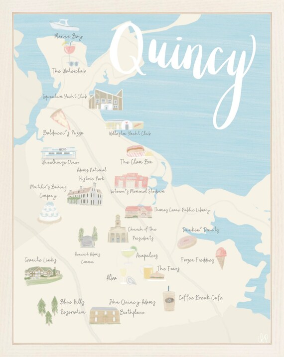 Landmarks Map Of Quincy Modern City Maps Quincy Illinois By Robert