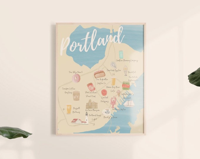 Cape Cod Illustrated Map Cape Cod Map Illustration Cape - Etsy