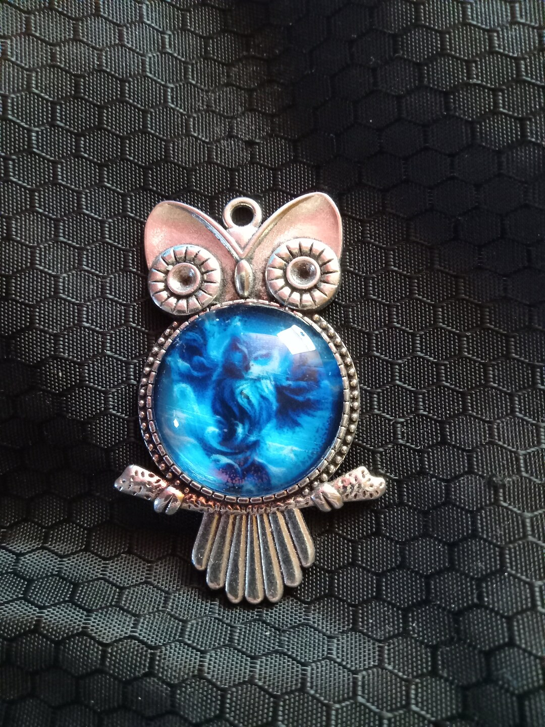 Blue Flame Owl - Etsy