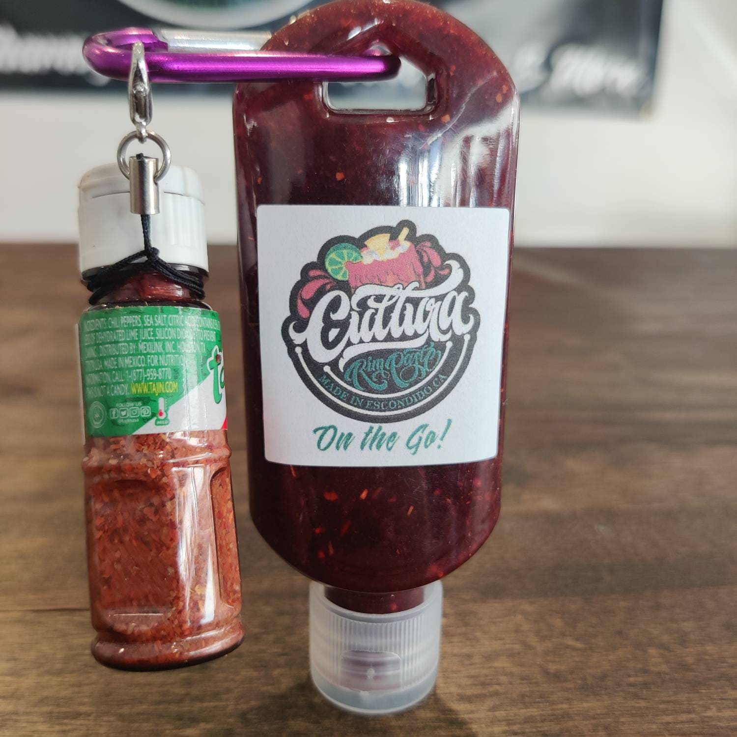 Tajin & Chamoy on the Go Tajin Keychain Chamoy Keychain - Etsy