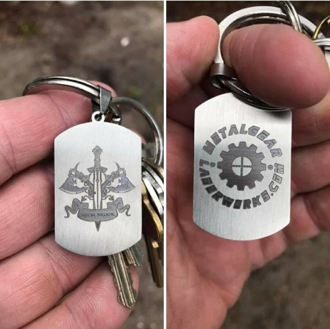 Custom Made Laser Engraved Key Chains - Etsy