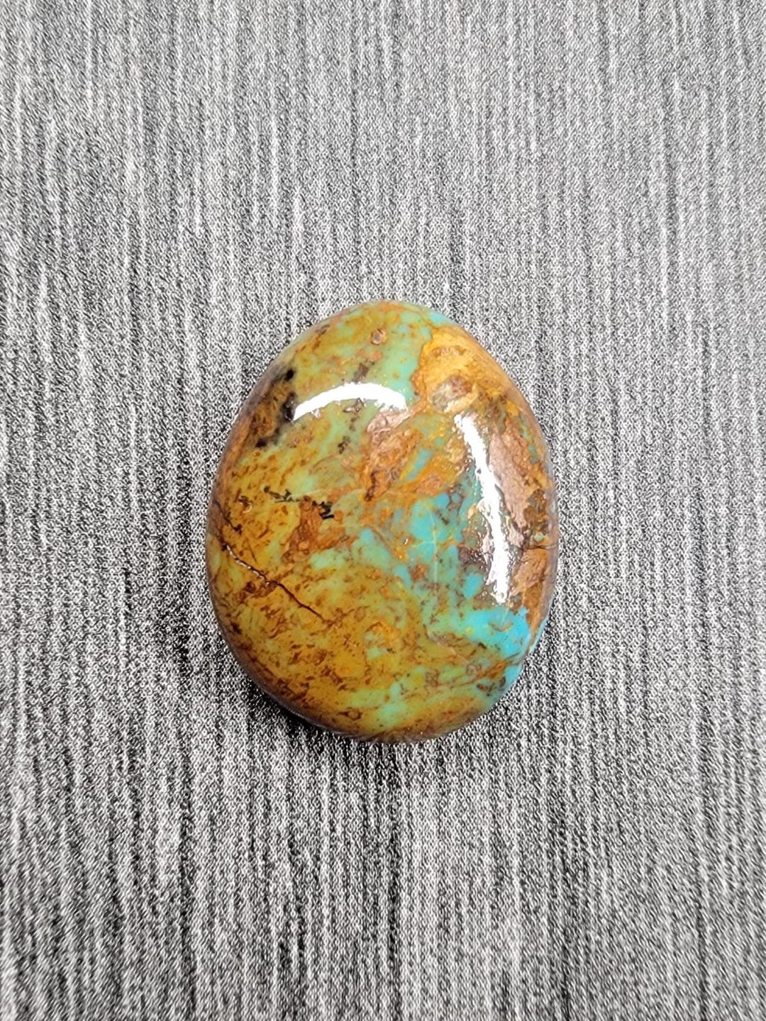 Kingman Turquoise Cabochon: Arizona Gemstone (16x20x6 Mm) - Etsy