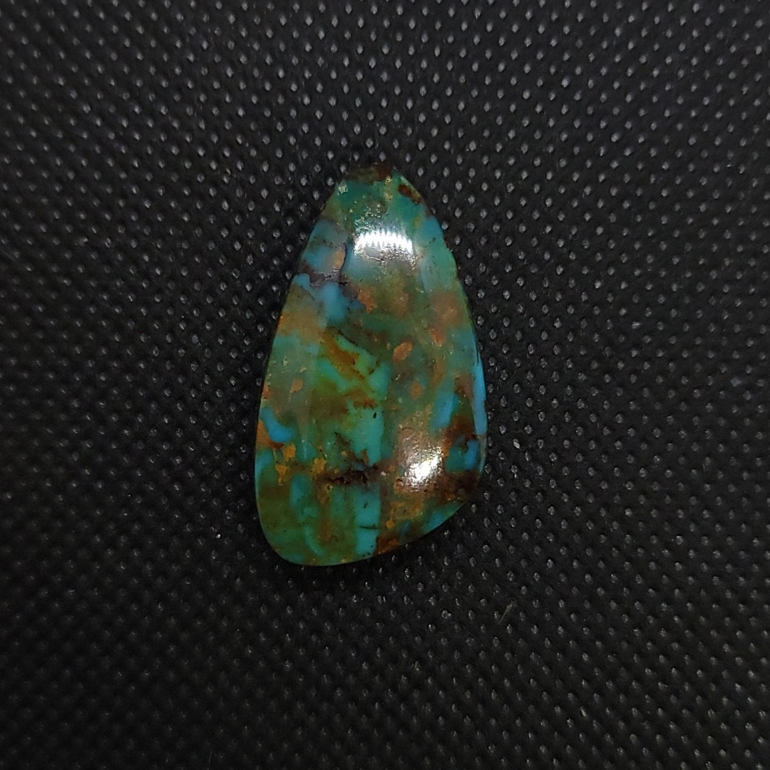 Kingman Turquoise Cabochon Kingman Ceremonial Cabochon - Etsy