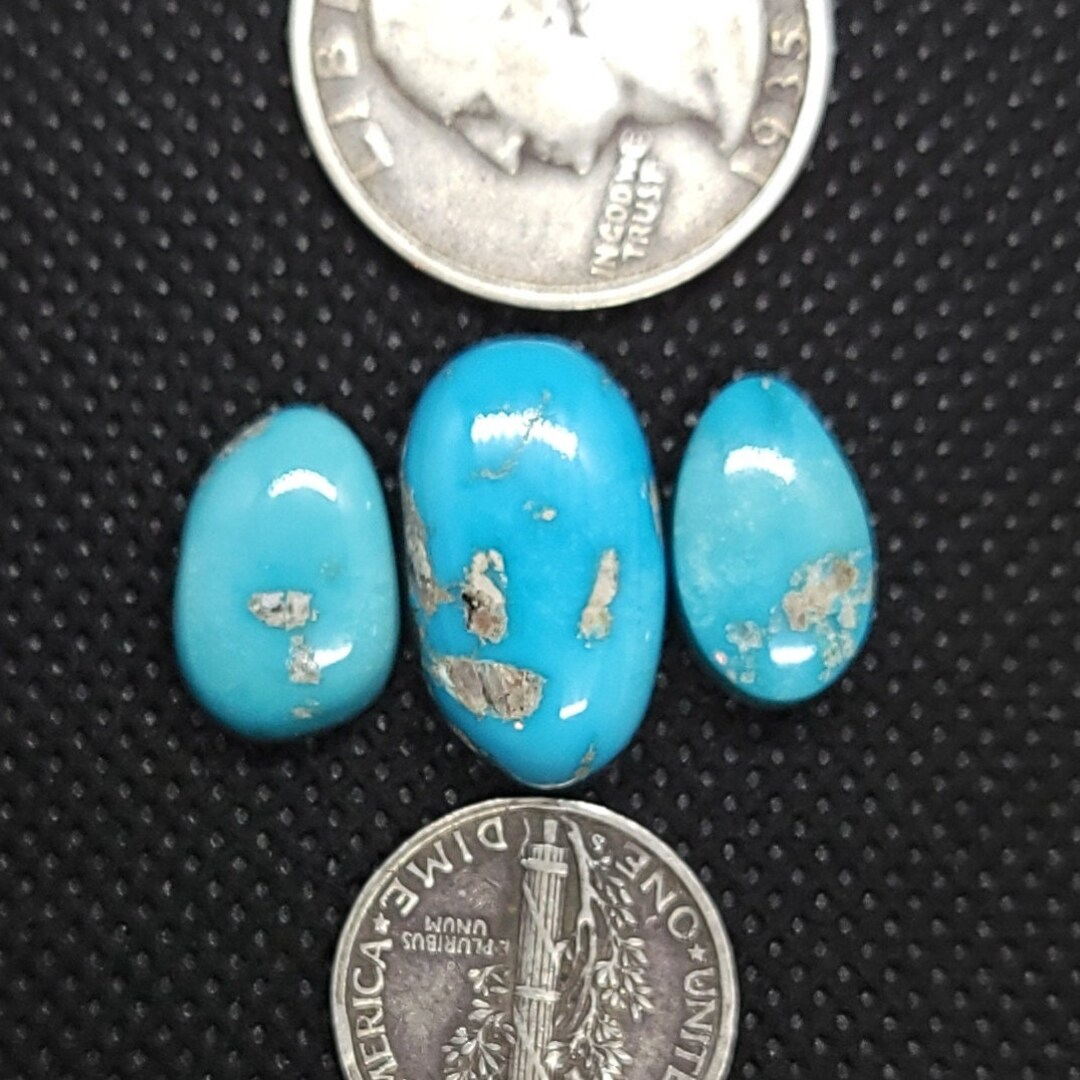 Sleeping Beauty Cabochon Set | 21 Carats | Natural Turquoise - Etsy