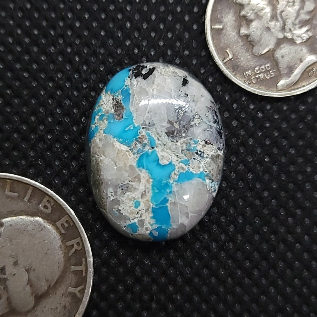 Old Stock Morenci Turquoise | Natural Morenci Turquoise Cabochon - Etsy