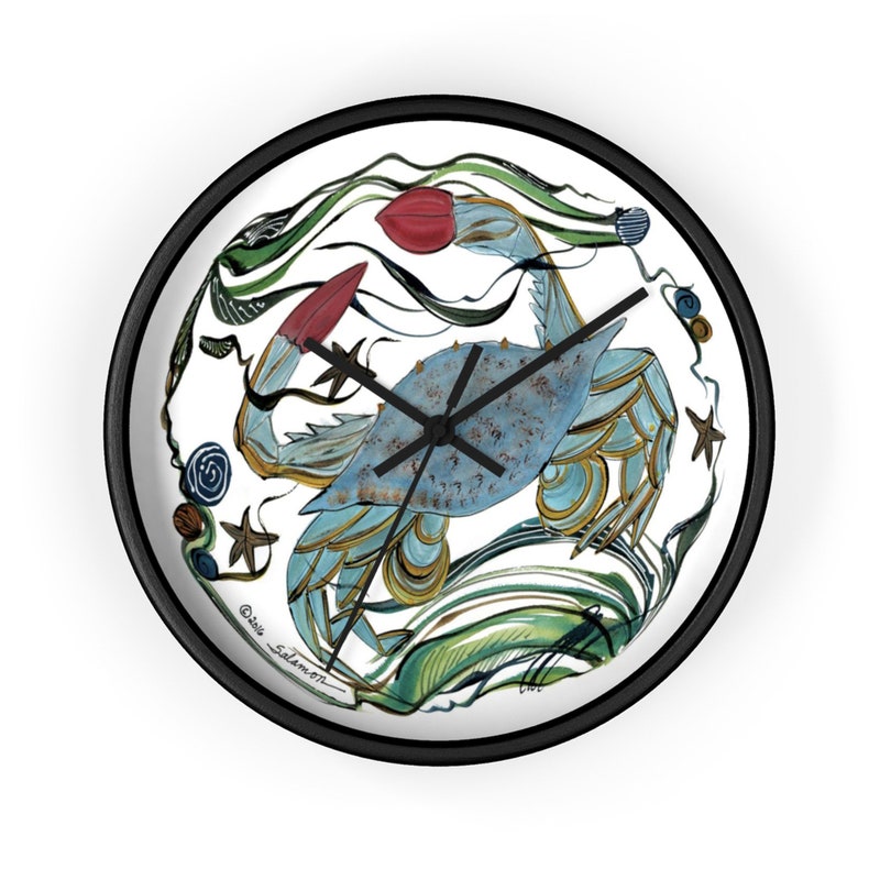 Blue Crab Clock - Etsy