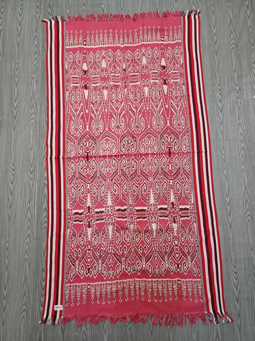 Vintage Dayak Iban Charm Ritual Old Pua Kumbu Ikat Sarawak Borneo Woven ...