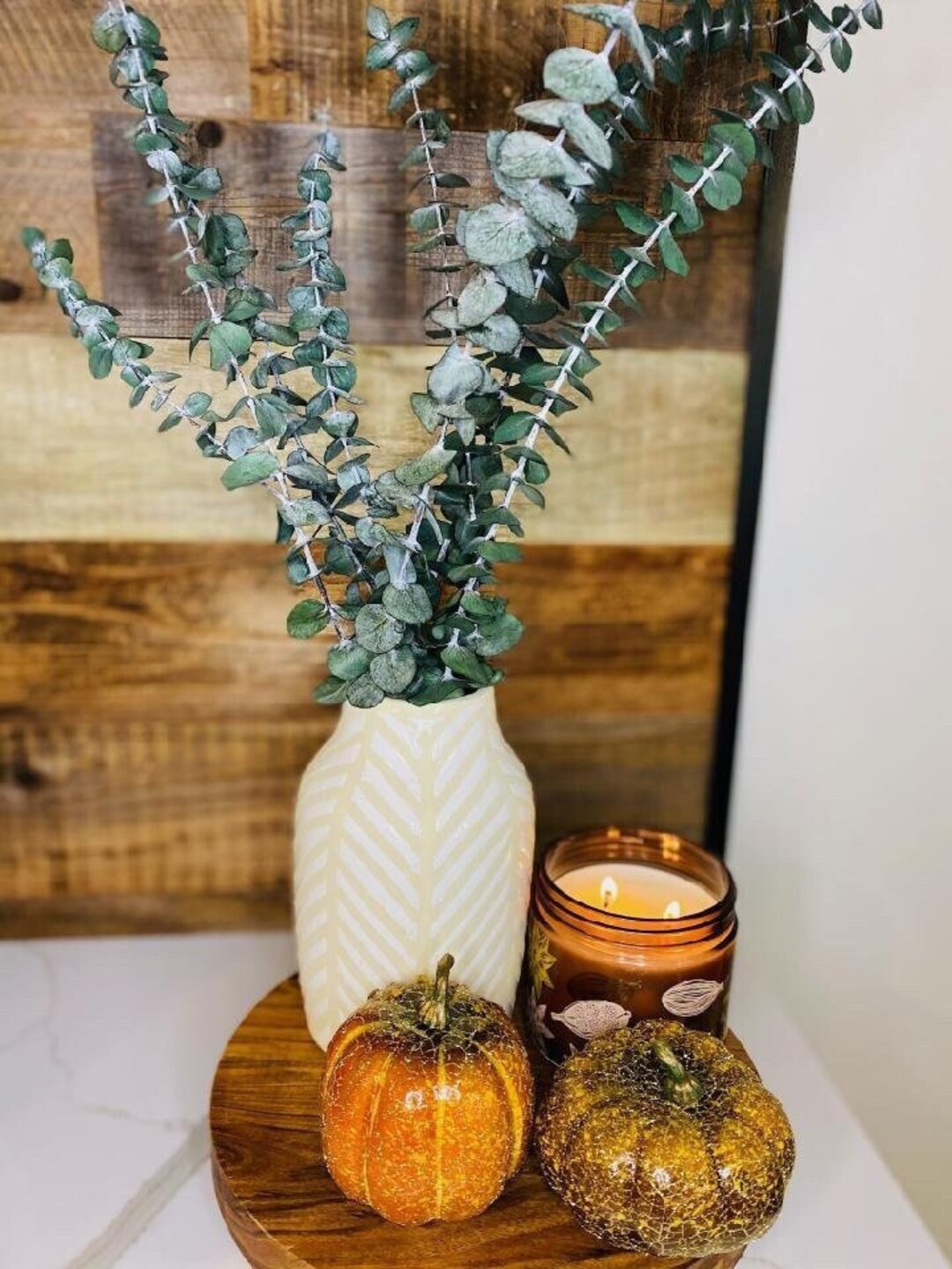 Preserved Eucalyptus Bundle: Frosted Green Boho Decor - Etsy