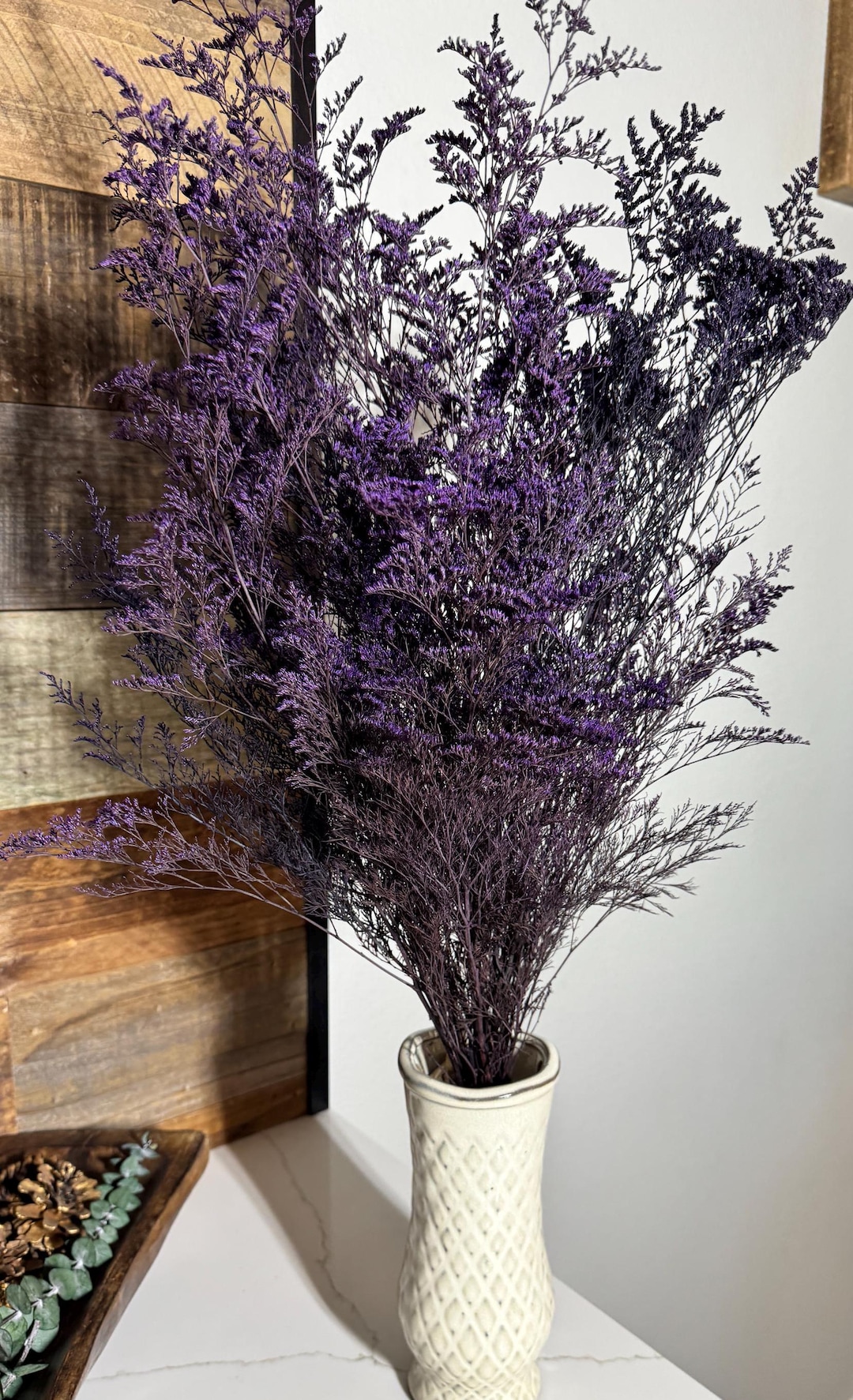 Purple Preserved Caspia: Dried Flower Bouquet Filler, Dried Flower ...