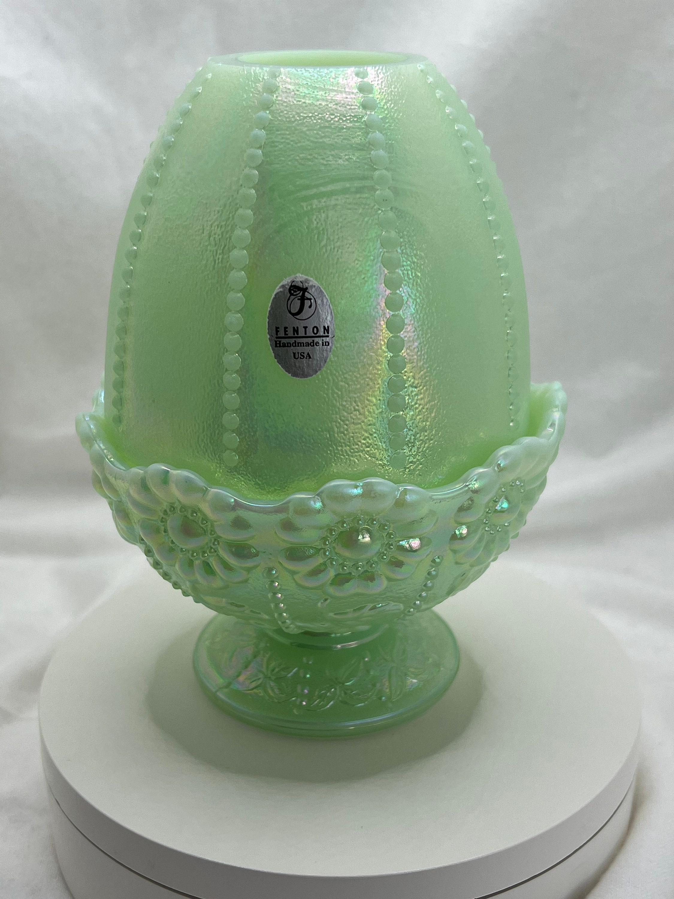 Fairy Light Fenton Diamond Cut