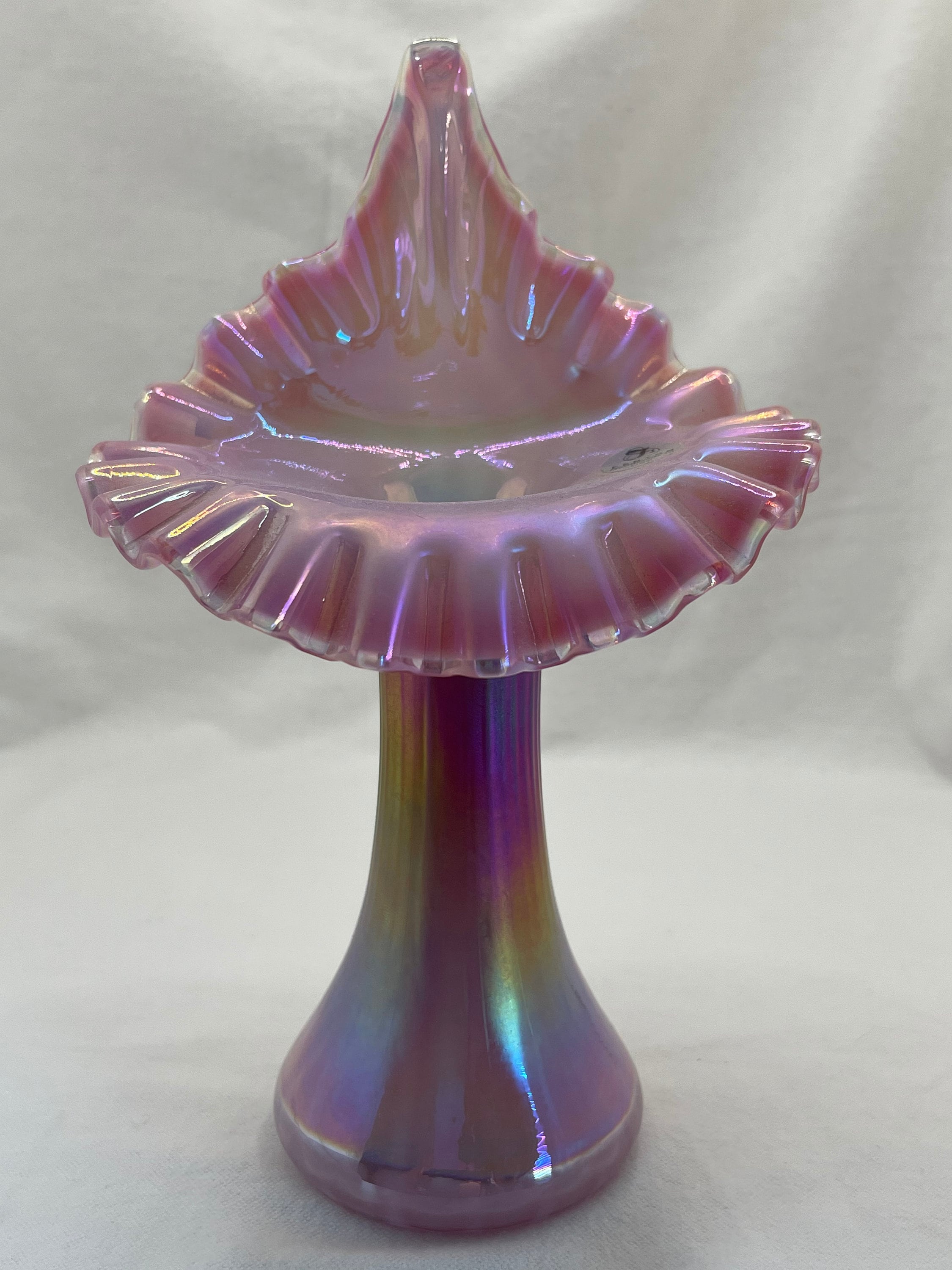 Fenton Raspberry Opalescent 7 Tulip Vase - Etsy