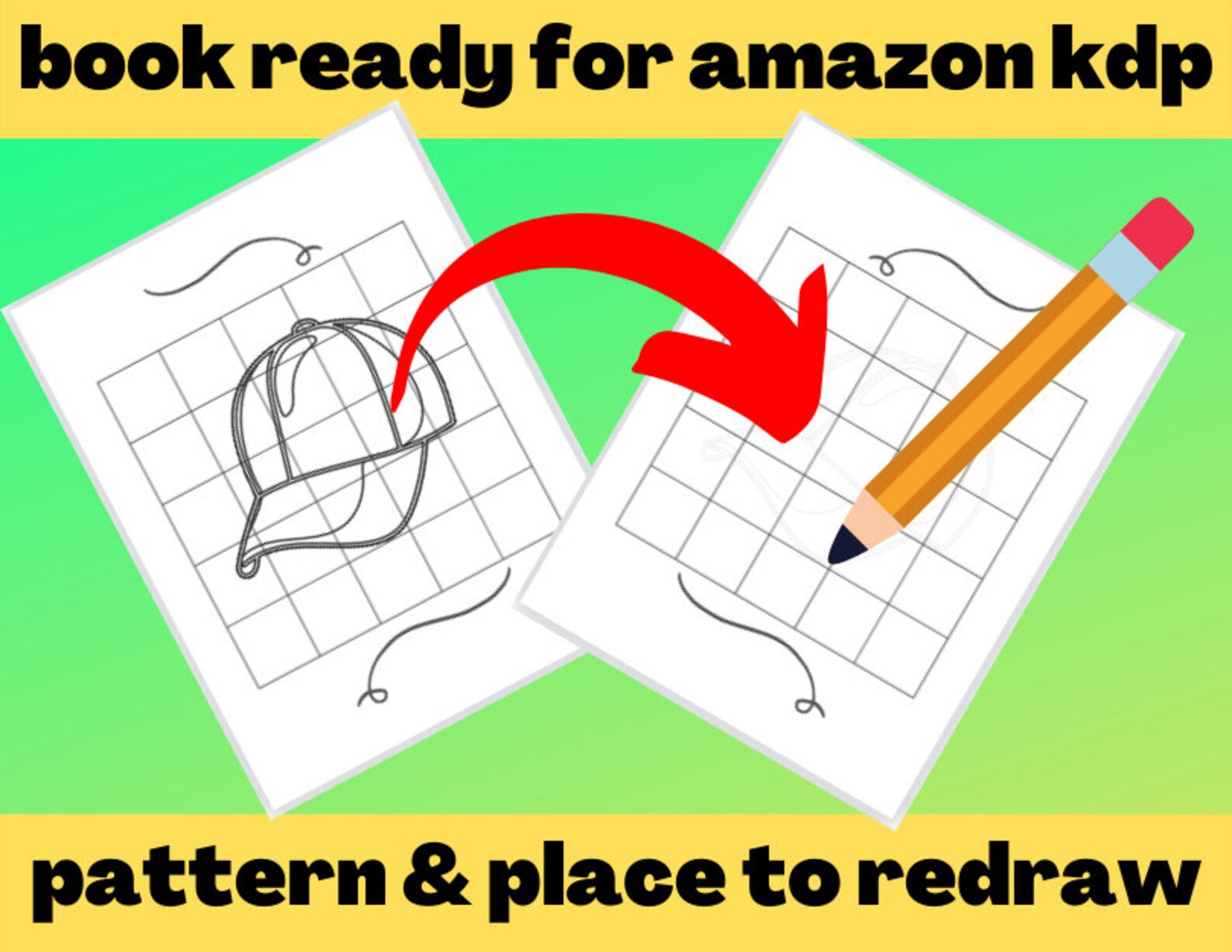 Activity Book Interiors | How to Draw? | Ready to Use for Amazon KDP ...