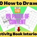 Activity Book Interiors | How to Draw? | Ready to Use for Amazon KDP ...