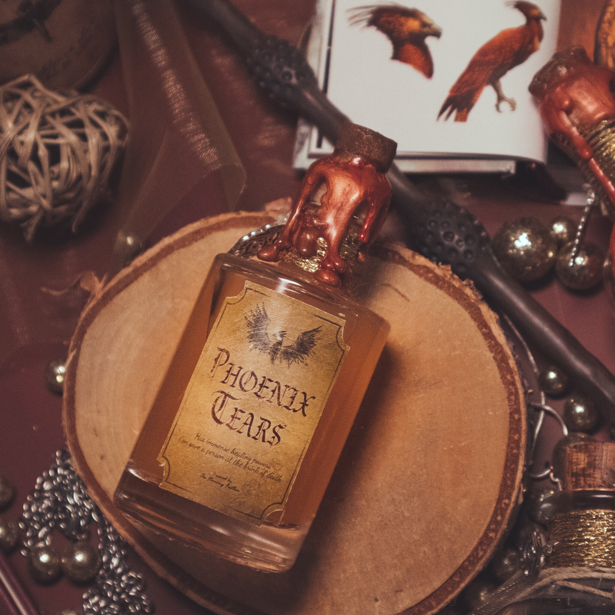 Phoenix Tears Colour changing Potion Bottle Apothecary | Etsy