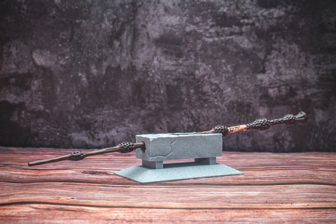 Wizarding School Headmaster Wand Display - 3D Printed Magic Wand Holder ...