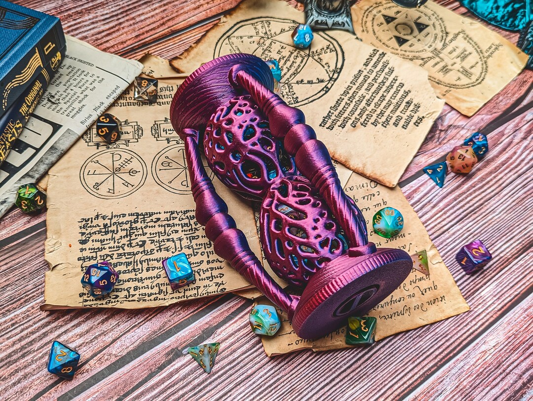 Wizard Hourglass Dice Holder - Dnd D20 Rpg Tabletop Game Gift TTRPG ...