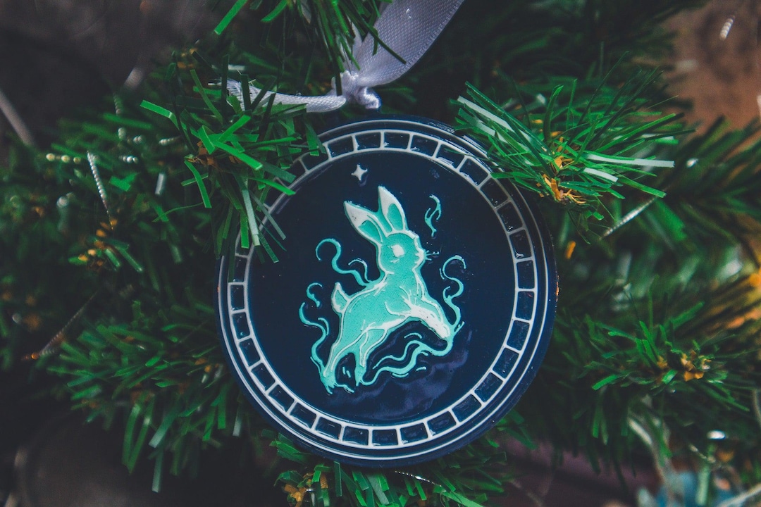 Rabbit - Magical Protective Spirit Christmas Ornament - Etsy