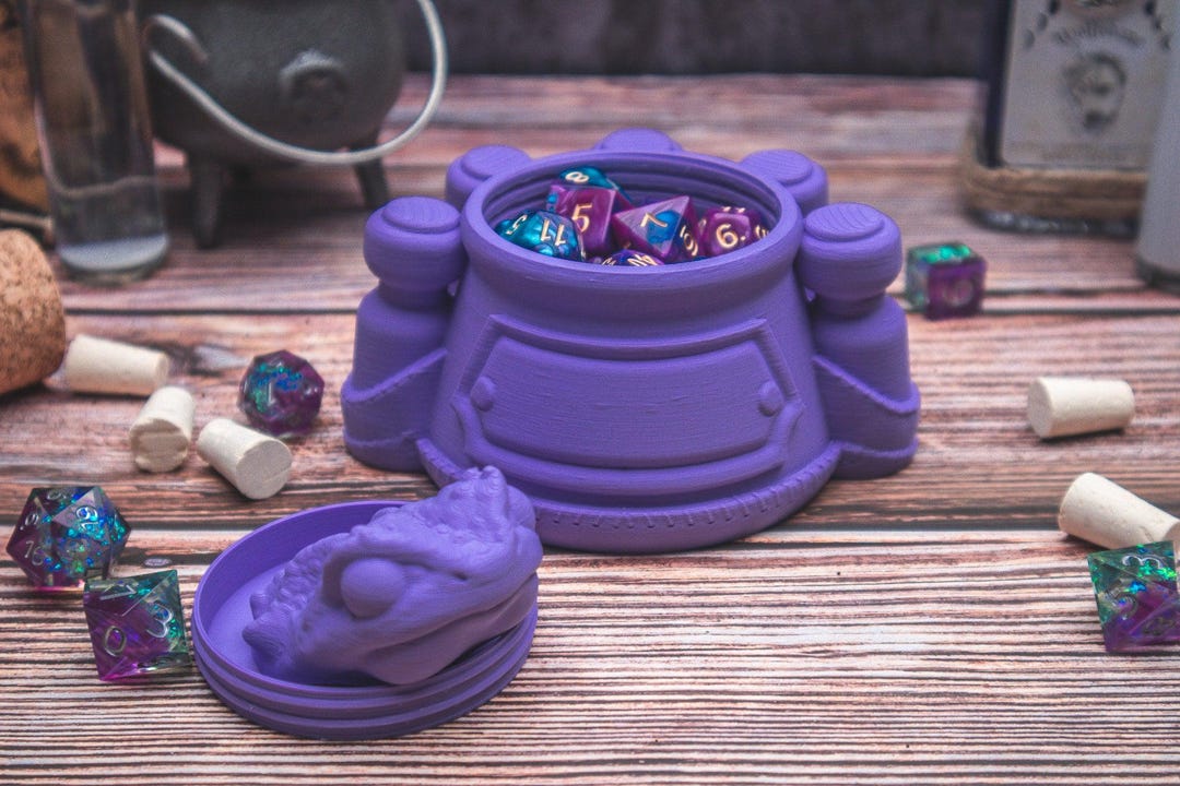 Buy Potion Master Dice Holder: 3D Print D&D Dice Box With Potion ...