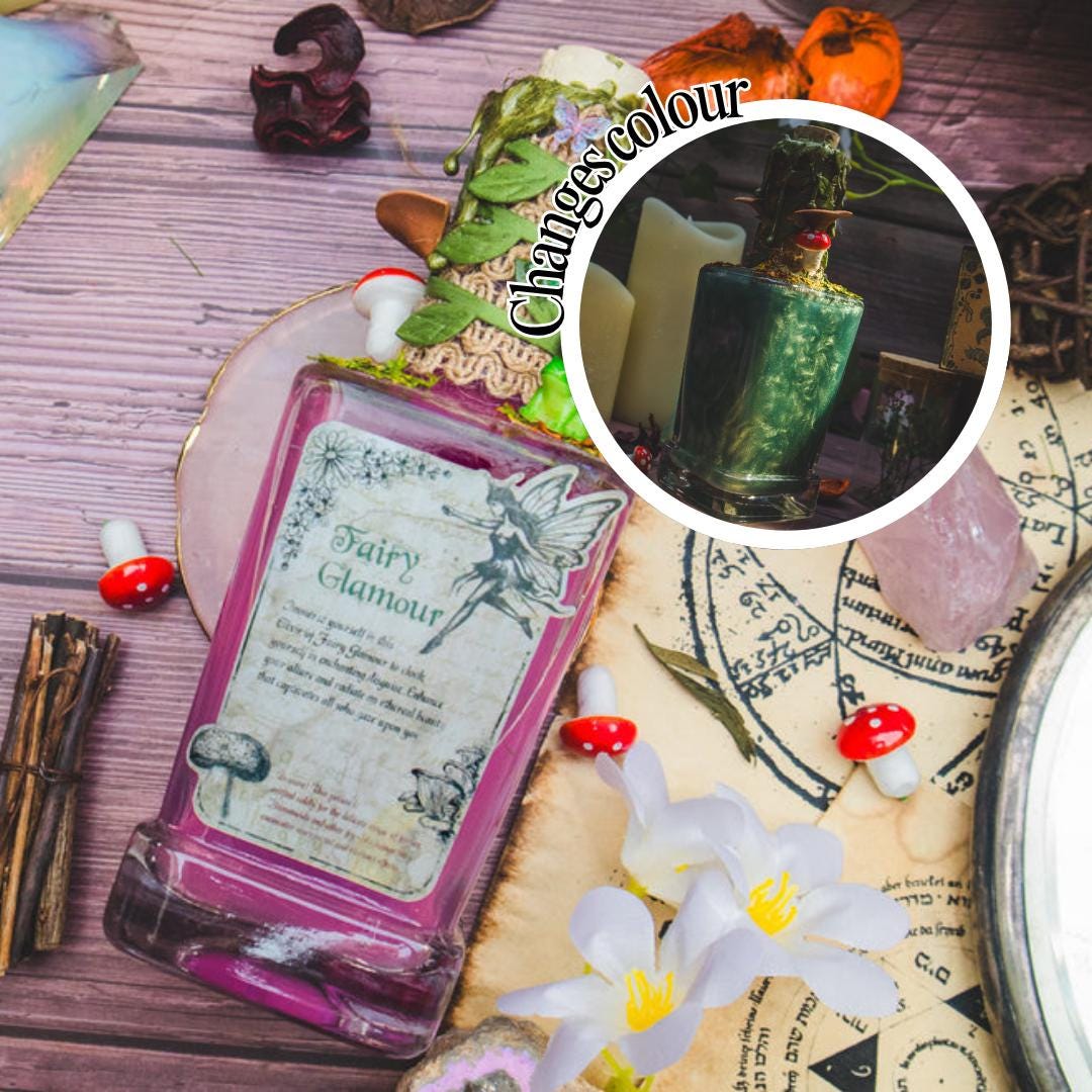 Fairy Glamour Elixir Colour-changing Potion, Fairy Nature-inspired ...