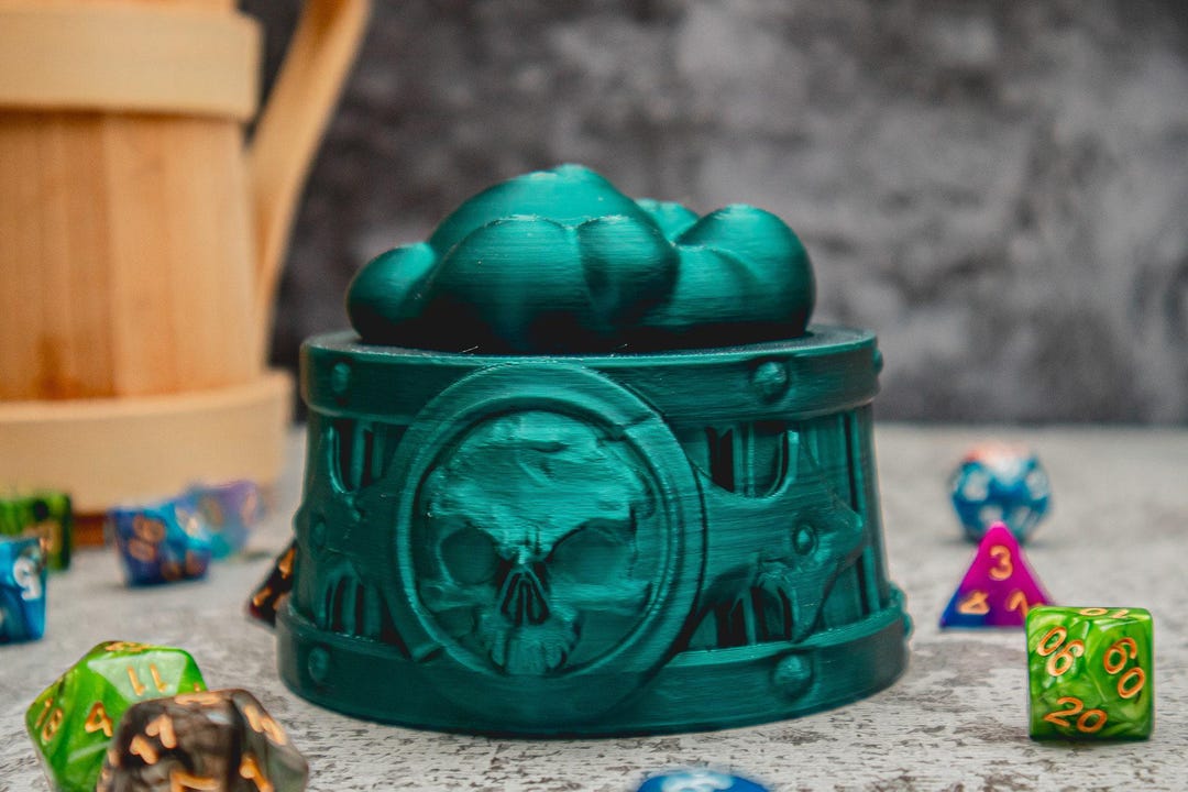 Tavern Brawler Dice Box - Storage Box Dungeons and Dragons Barbarian ...