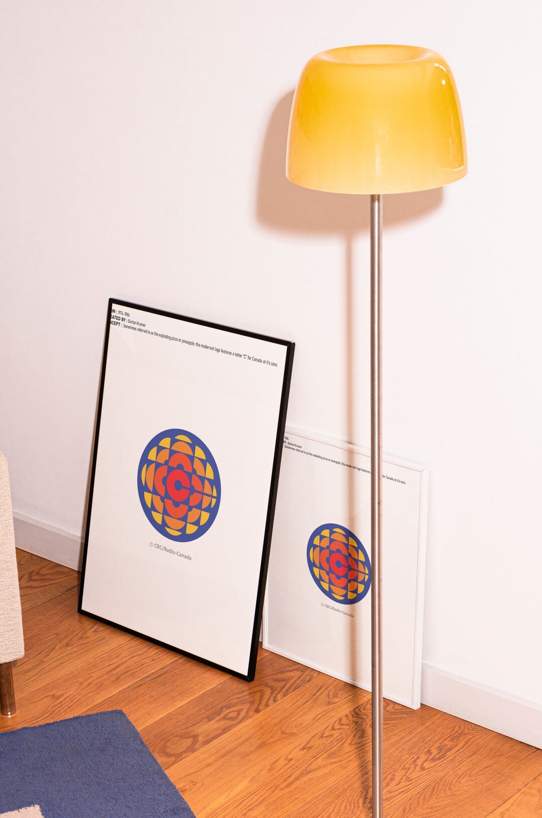 CBC Retro Logo Poster, Iconic CBC Logo Print, Classic Print Created by ...