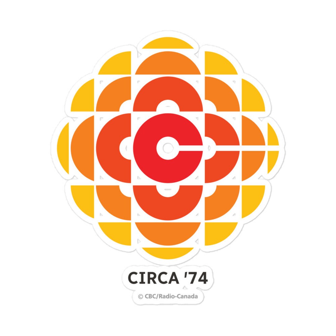 CBC 1974 Logo Sticker: Bubble-free Vinyl - Etsy