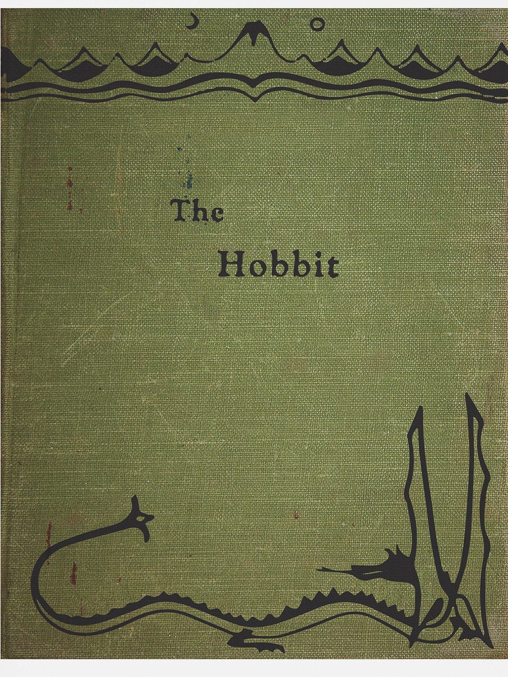 The Hobbit Poster J.R.R. Tolkien Book Cover Art Print - Etsy UK