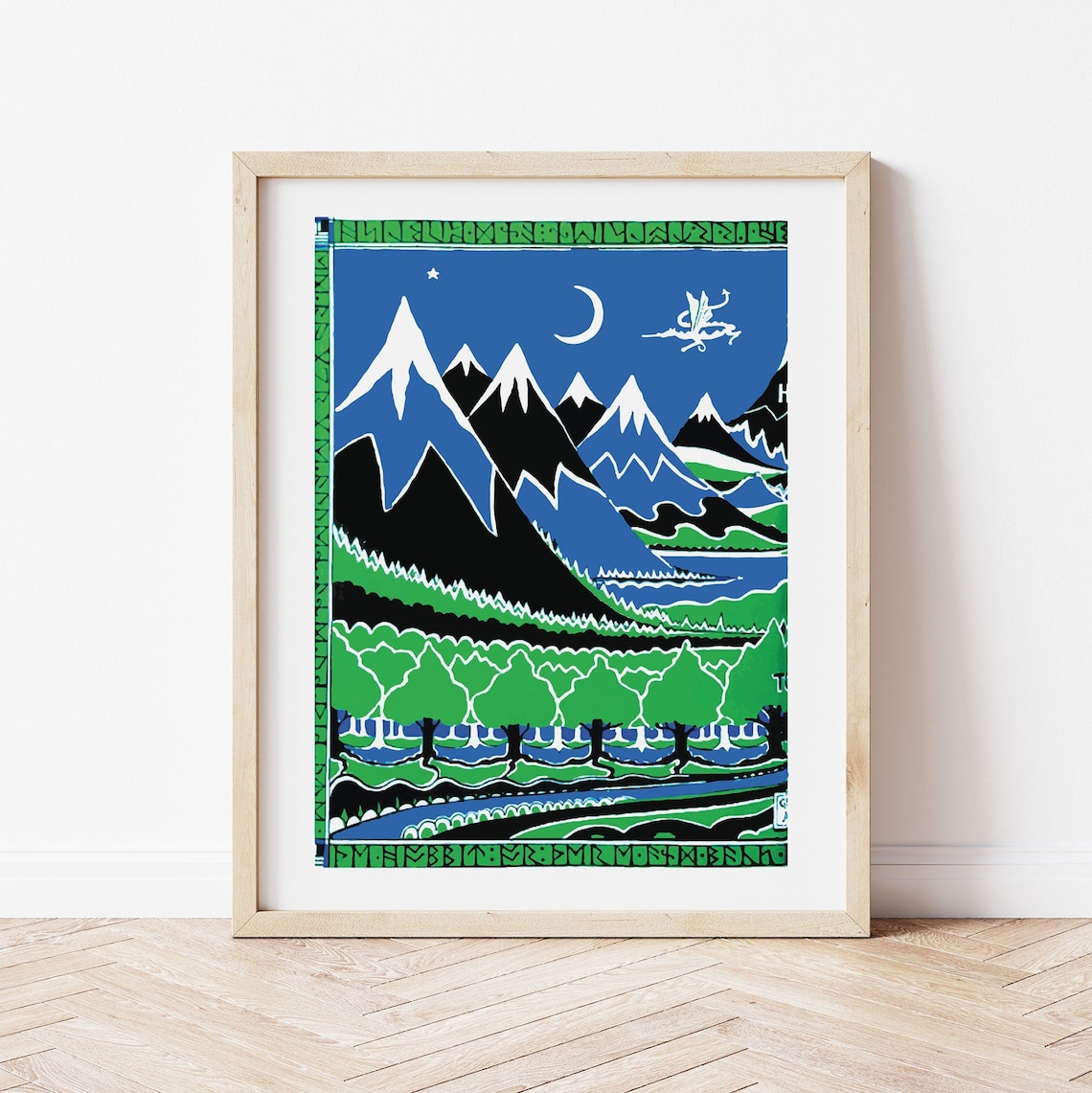 The Hobbit Poster J.R.R. Tolkien Tolkien Tolkien Book | Etsy Canada