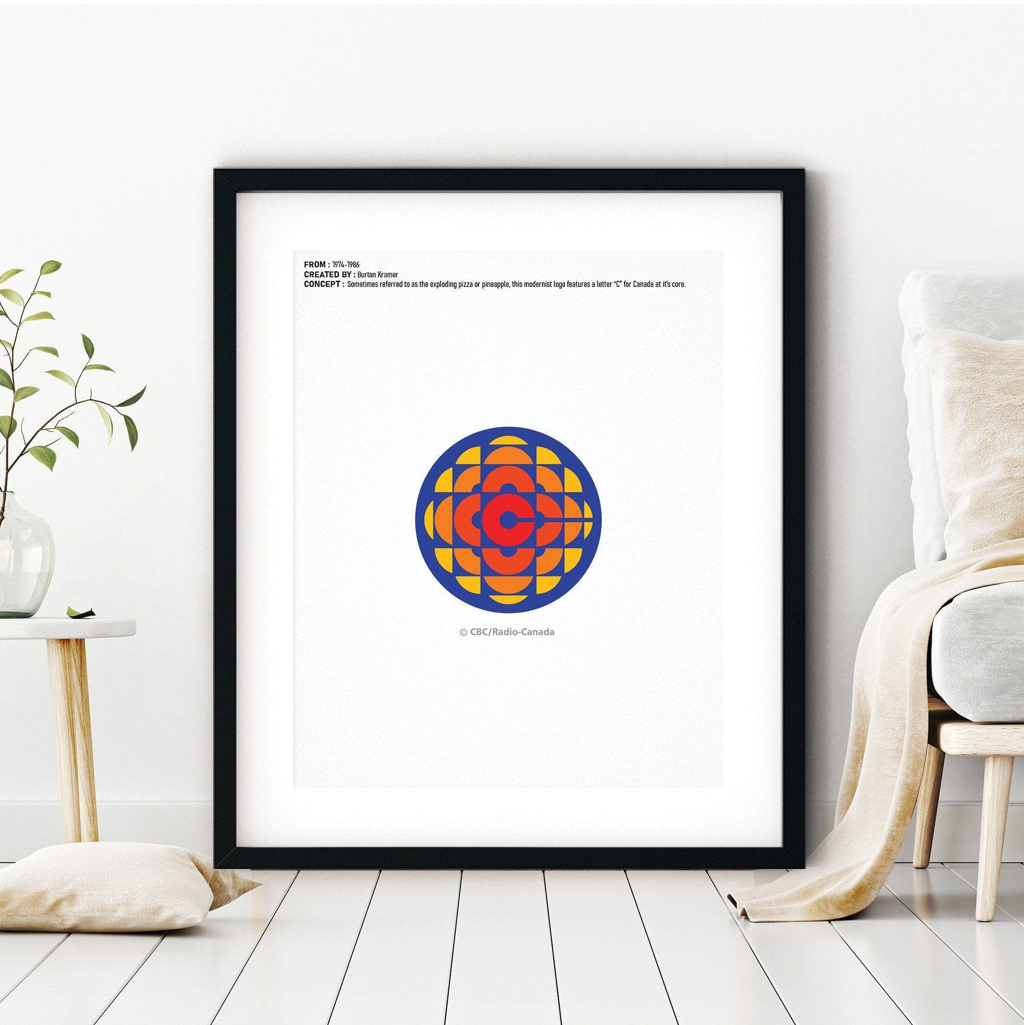 CBC Retro Logo Poster Iconic CBC Logo Print Classic Print | Etsy UK