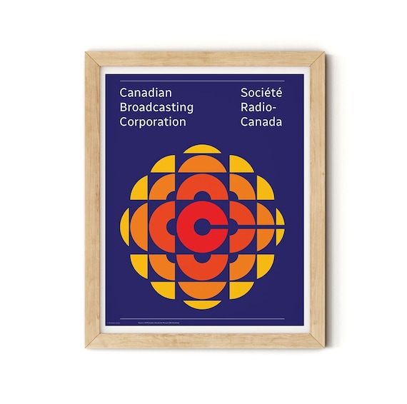 CBC Retro Logo Poster Iconic CBC Logo Print Classic Print | Etsy