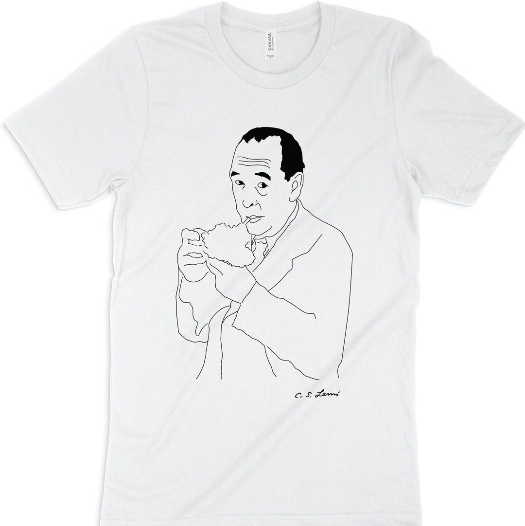 Pr. CS Lewis T Shirt , Unisex T Shirt , C.S. Lewis Illustration ...