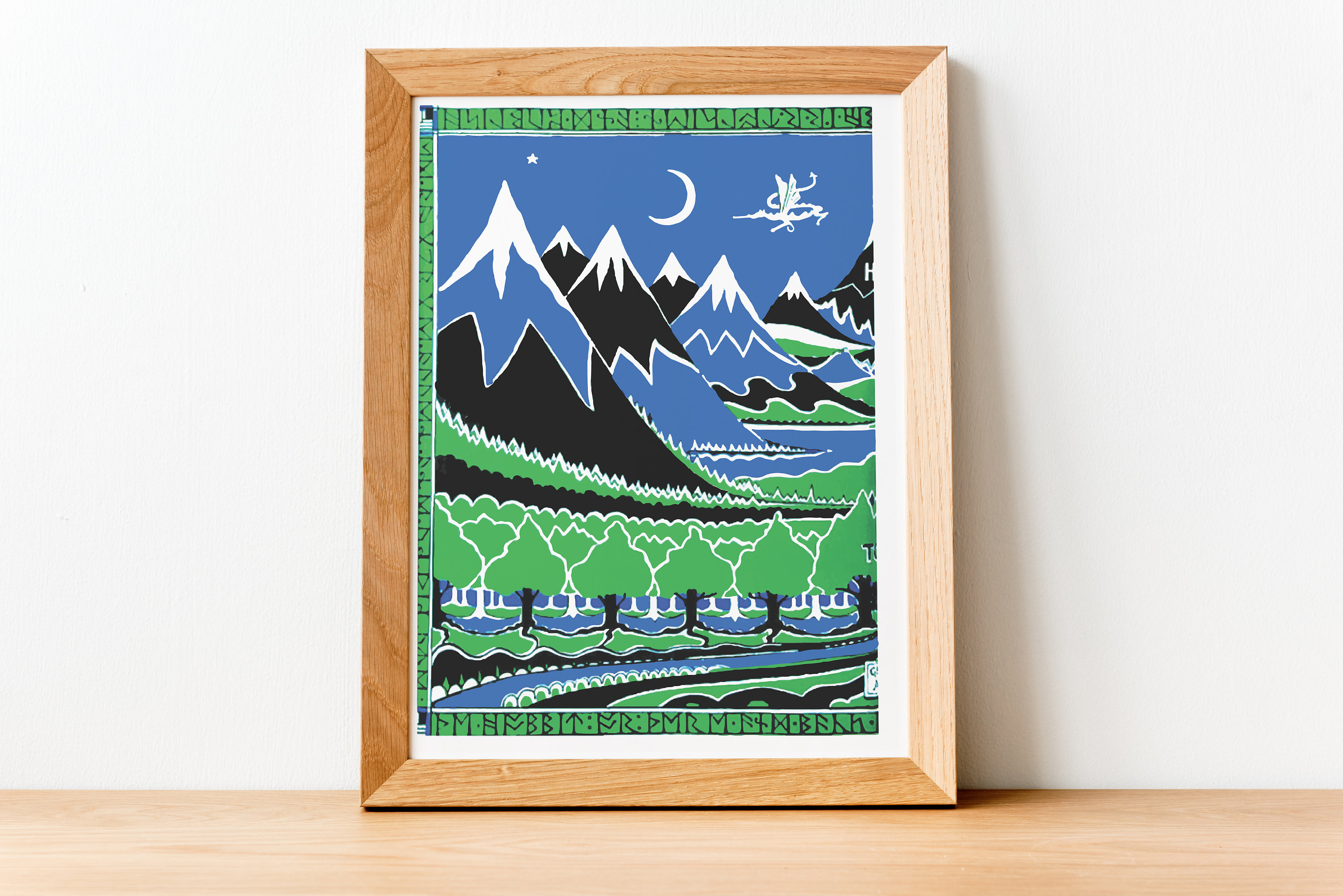 The Hobbit Poster J.R.R. Tolkien Tolkien Tolkien Book - Etsy Canada