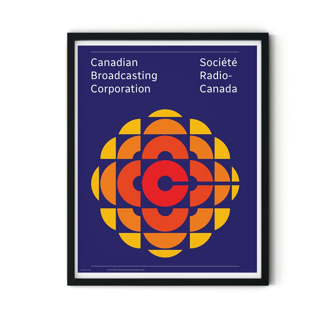 CBC Retro Logo Poster Iconic CBC Logo Print Classic Print - Etsy