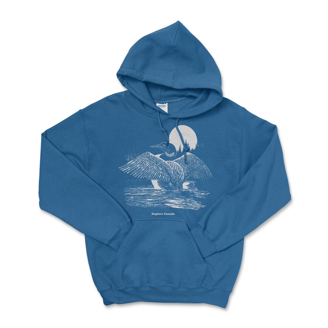The Common Loon Hoodie, Beautiful Loon Sweater Vintage Style Loon ...