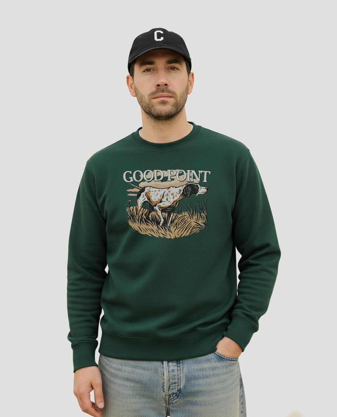 Good Point Pointer Hunting Dog Sweater: Hunting Gift - Etsy