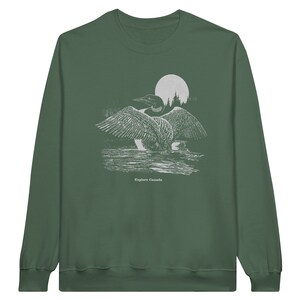 Vintage Style Canada Loon Sweater, Nature Retro Style Sweater, Vintage ...