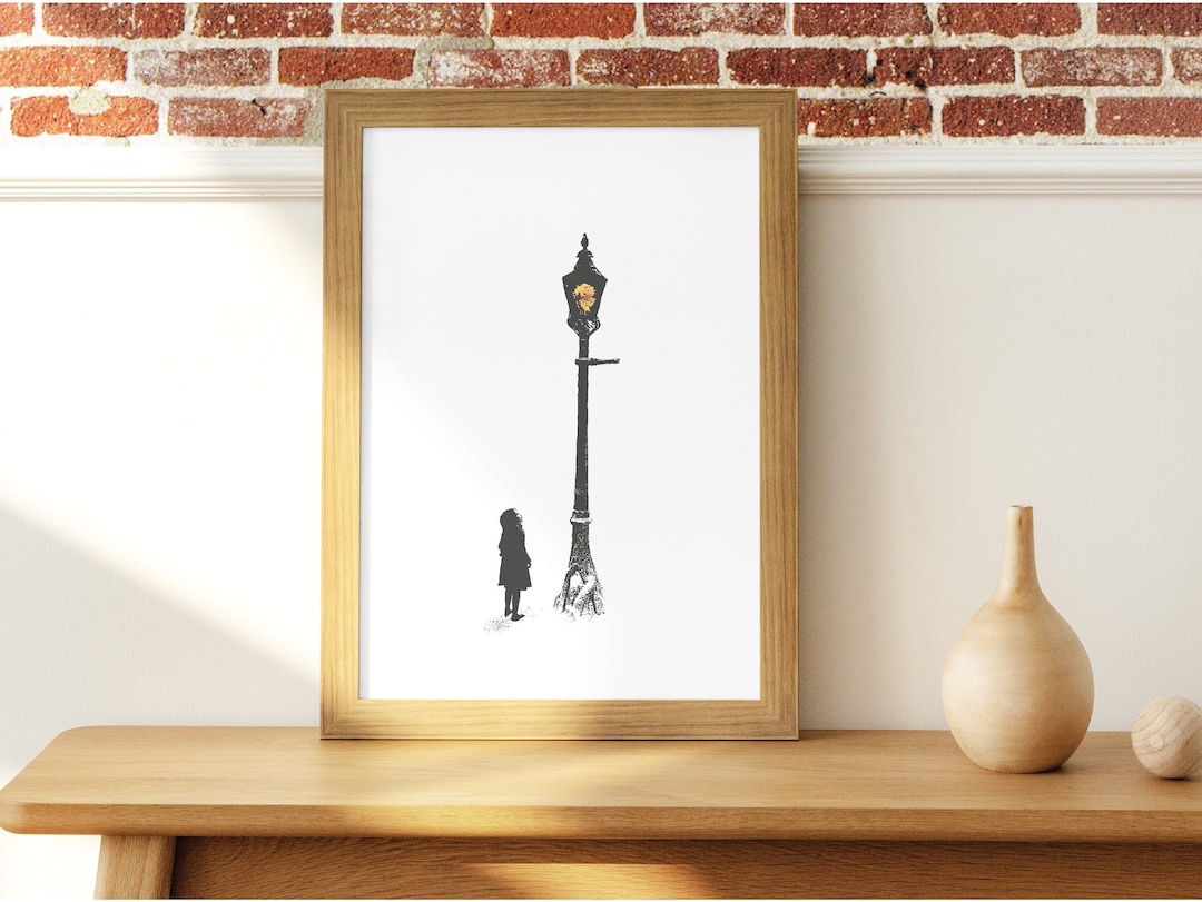 Narnia Lamp Post Print: Fantasy Book Lover Gift - Etsy