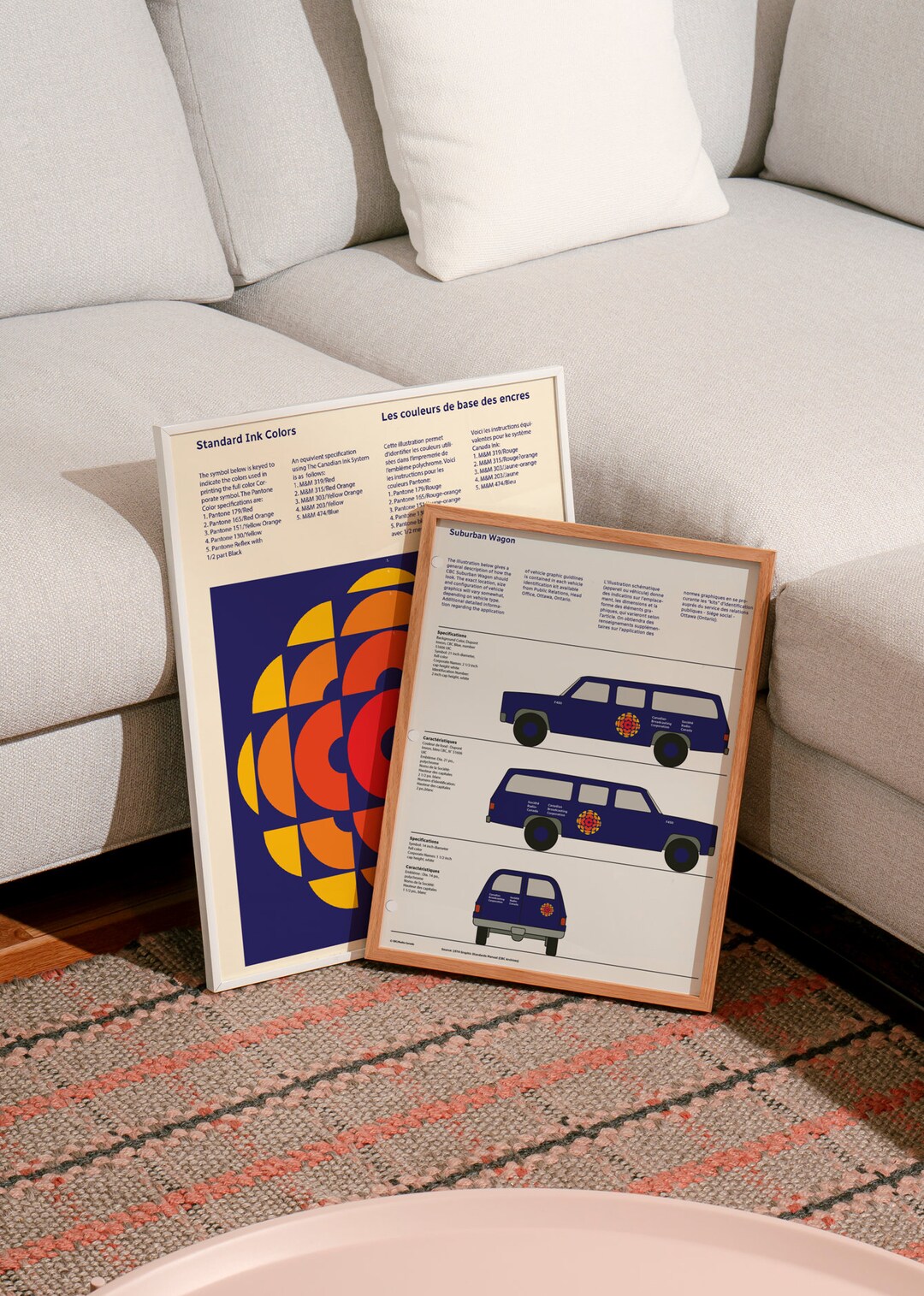 CBC Retro Logo Art Prints, CBC Logo Art Print, Cbc 1974 Design Manual ...