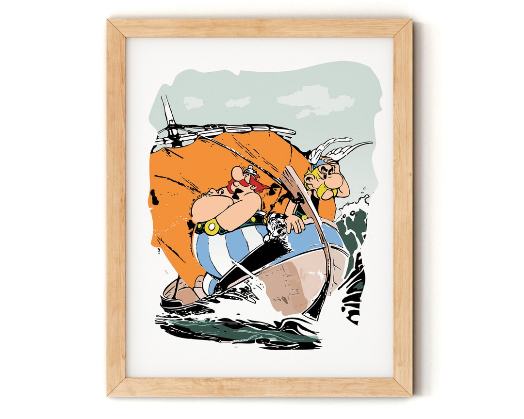Asterix and Obelix Print, Asterix Print, Obelix Print, Custom Print ...