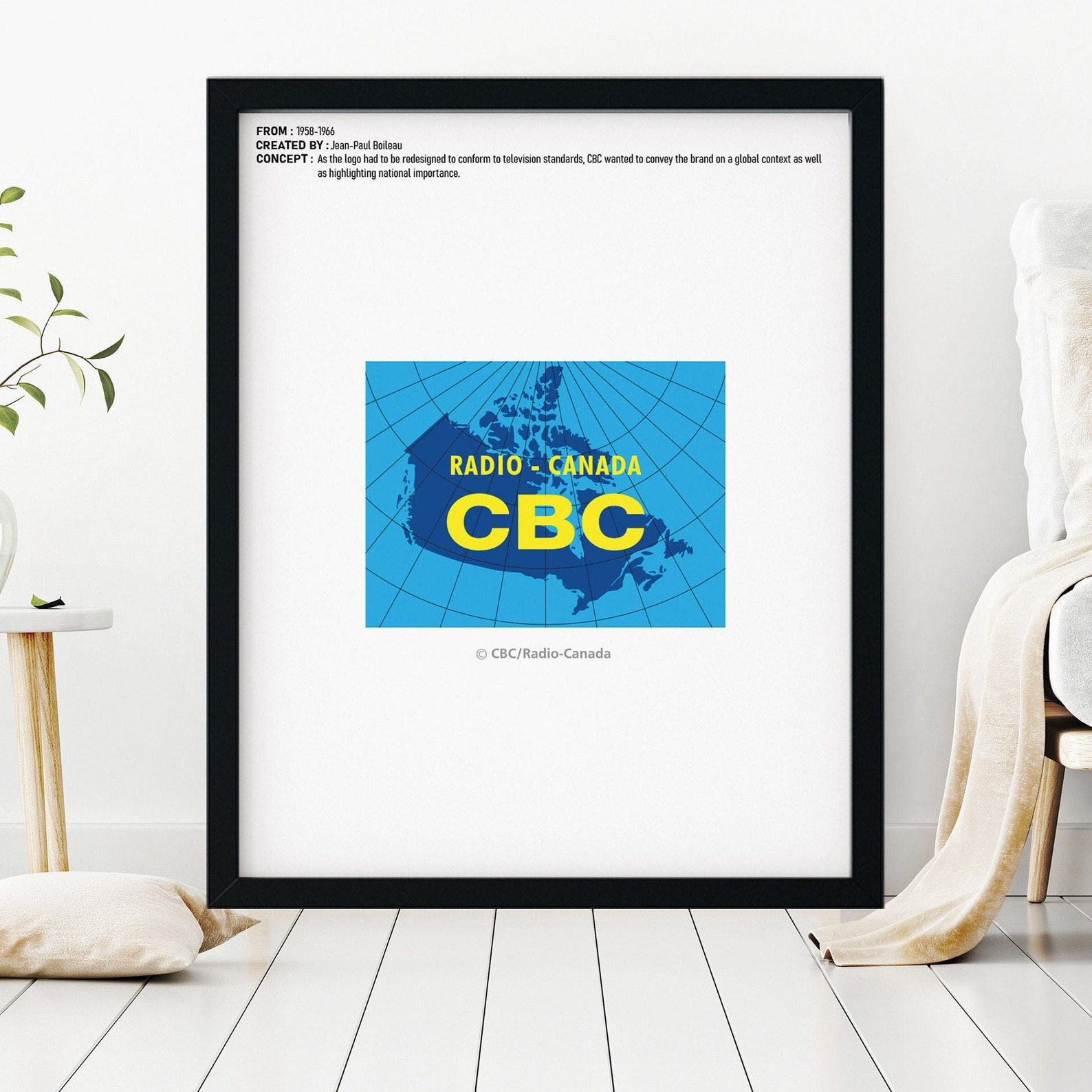 CBC Retro Logo Poster Iconic CBC Logo Print Classic - Etsy