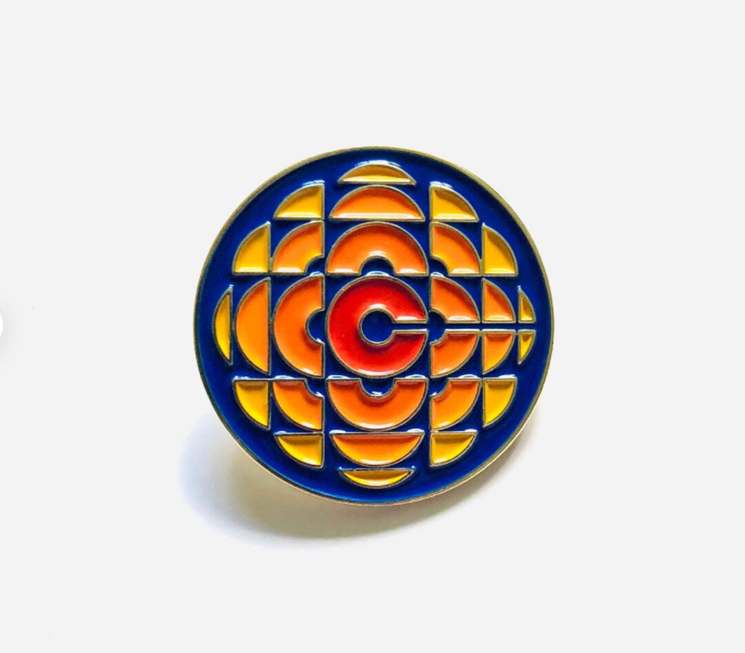 Vintage CBC Logo Pin: Canadian Broadcasting Enamel Pin (30mm) - Etsy