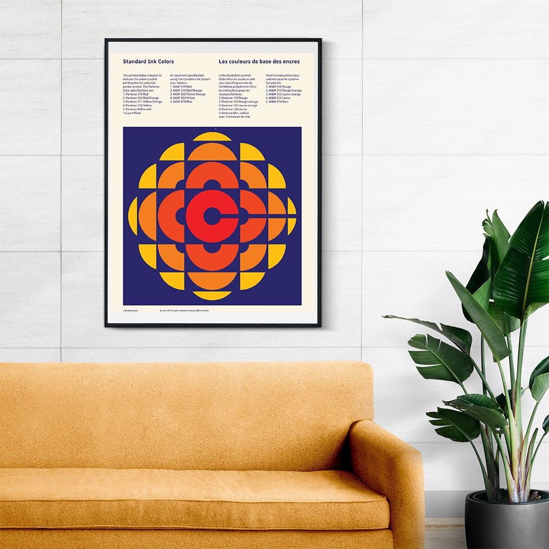 CBC Design Manual Logo Poster CBC Design Manual Logo Print - Etsy Canada