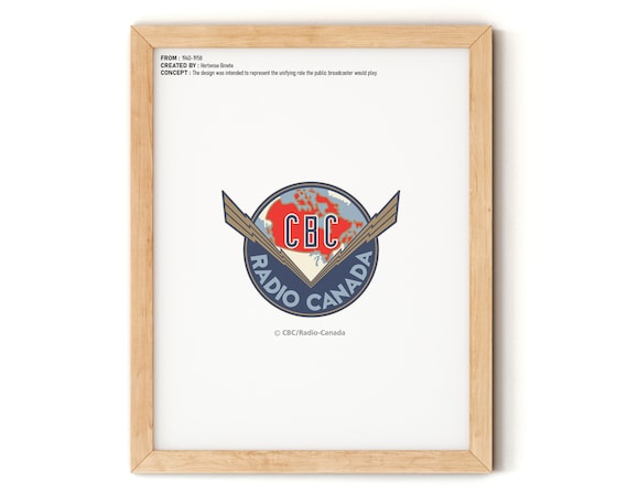CBC Retro Logo Poster Iconic CBC Logo Print Classic Print | Etsy Canada
