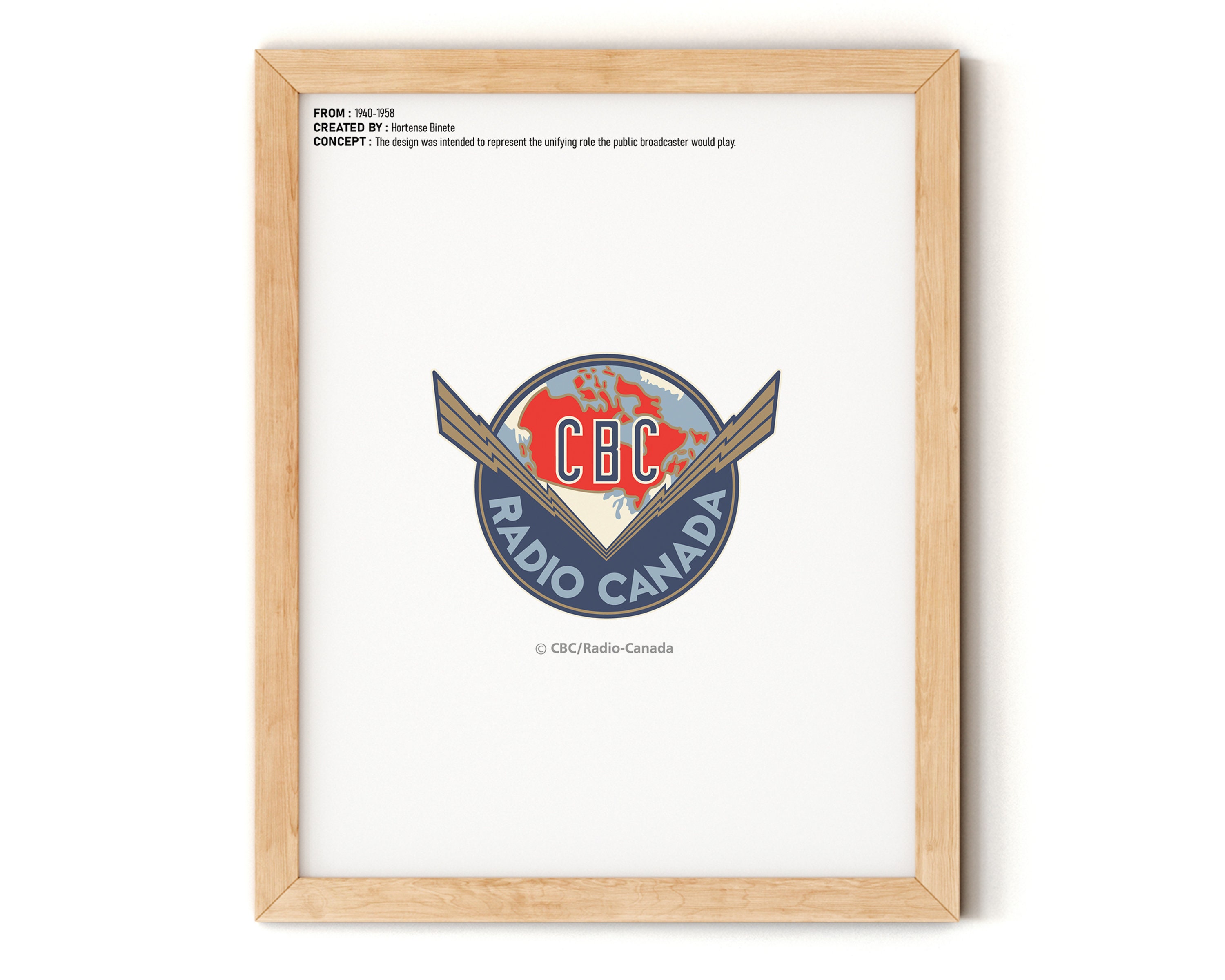 CBC Retro Logo Poster Iconic CBC Logo Print Classic Print - Etsy Canada