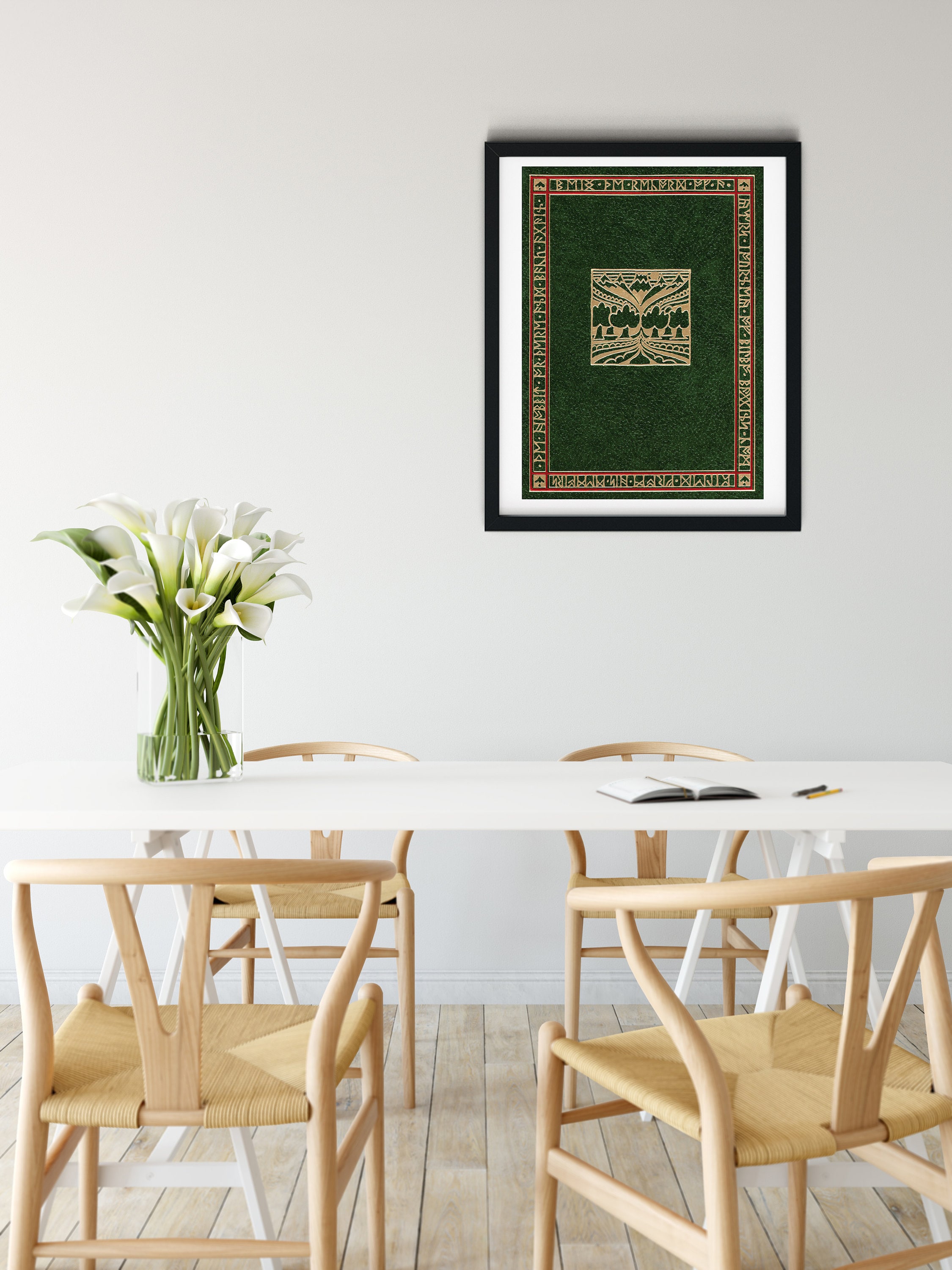 The Hobbit Poster J.R.R. Tolkien Book Cover Art Print - Etsy