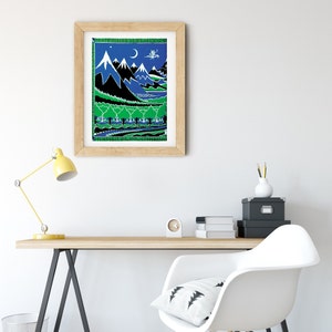 The Hobbit Poster, J.R.R. Tolkien, Tolkien, Tolkien Book Cover, Art ...