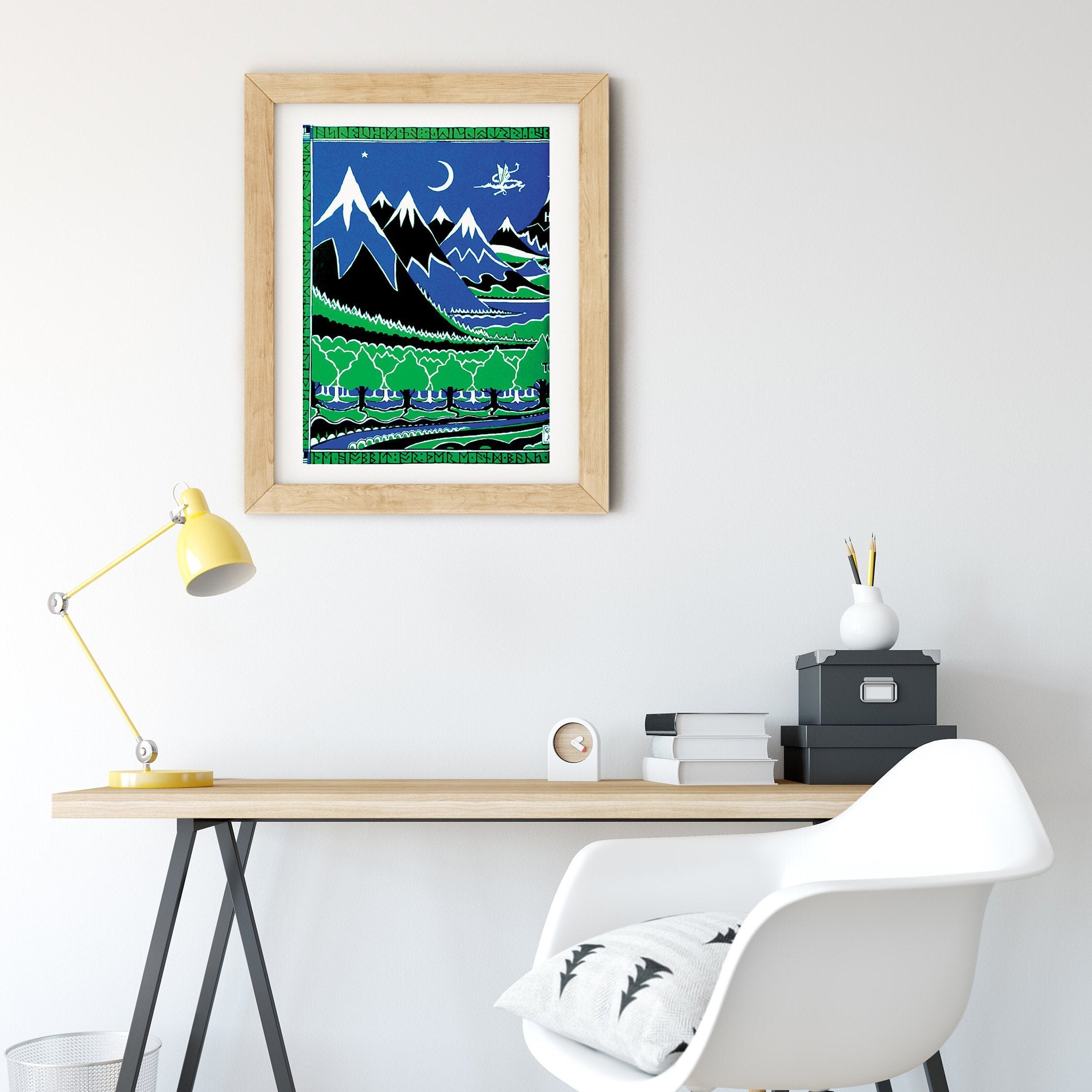 The Hobbit Poster J.R.R. Tolkien Tolkien Tolkien Book - Etsy