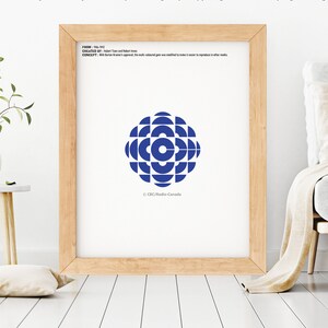 CBC Retro Logo Poster, Iconic CBC Logo Print, Classic Print,vintage CBC ...