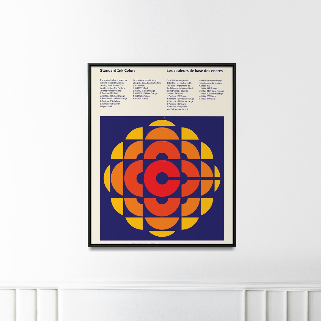 CBC Design Manual Logo Poster CBC Design Manual Logo Print - Etsy Canada
