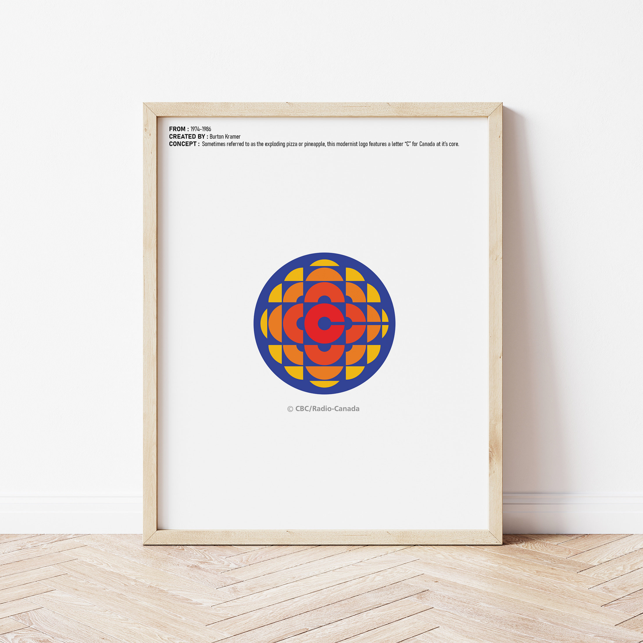CBC Retro Logo Poster Iconic CBC Logo Print Classic Print | Etsy UK